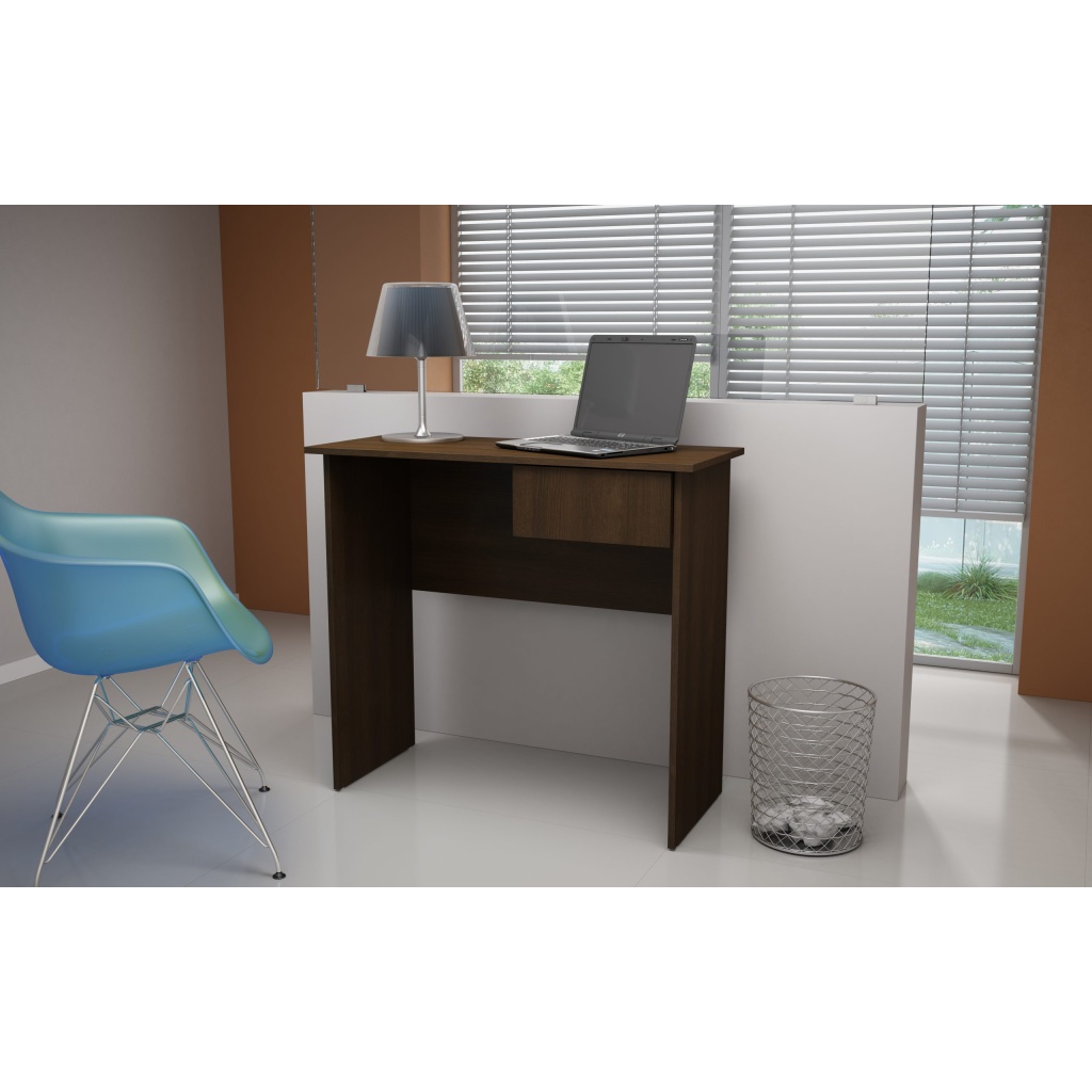 Cosenza Single Drawer Desk By Manhattan Comfort - Madison Seating