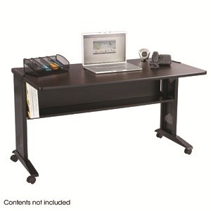 Safco 54"W Reversible Top Mobile Computer Desk - Madison Seating