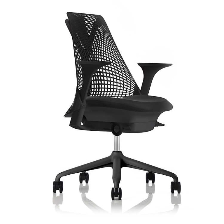 Sayl Office Chair by Herman miller refurbished- black - Madison Seating