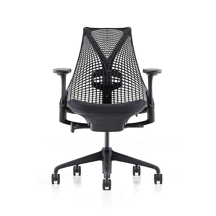 Sayl Office Chair by Herman miller refurbished- black - Madison Seating