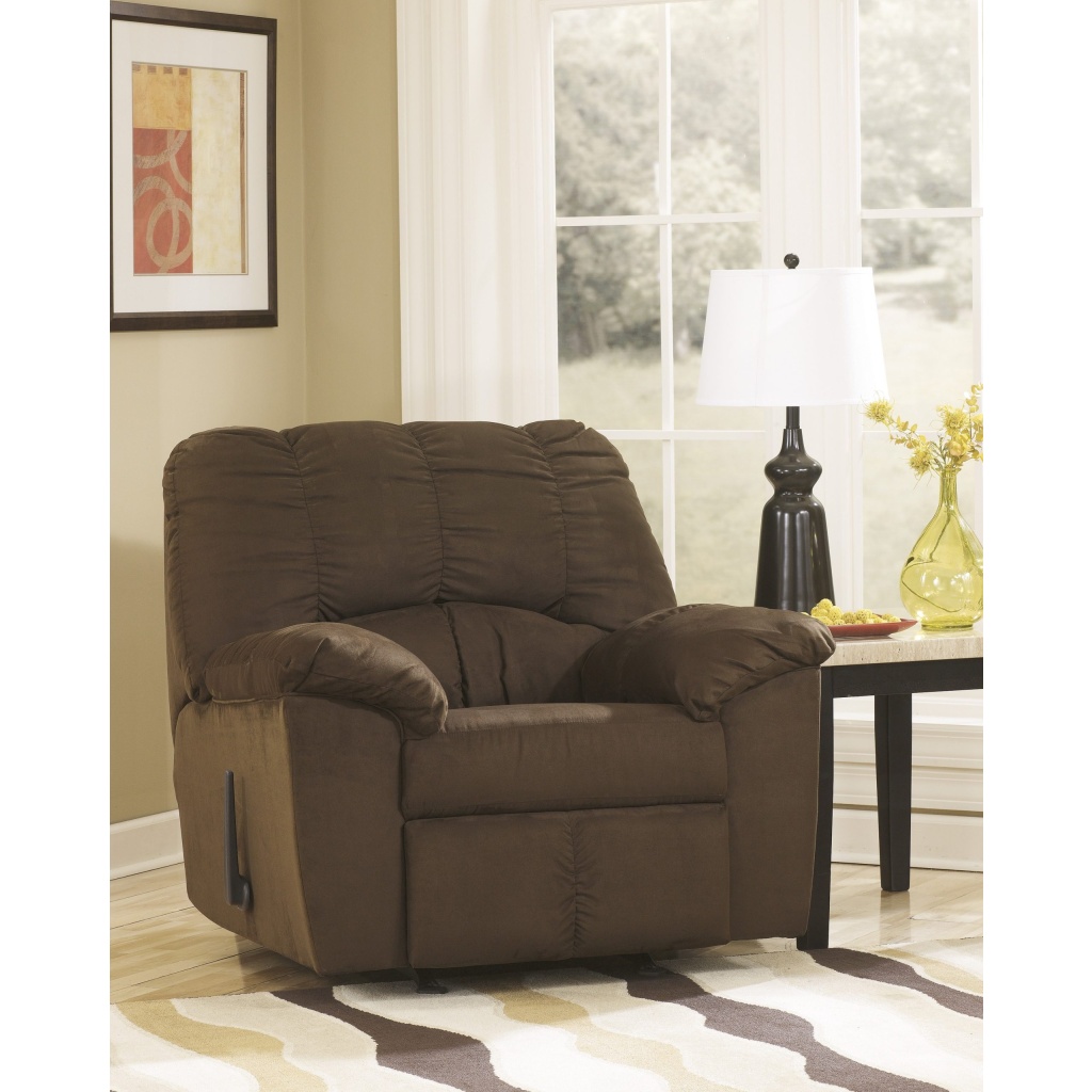 Signature Design by Ashley Dominator Cafe Rocker Recliner - Madison Seating