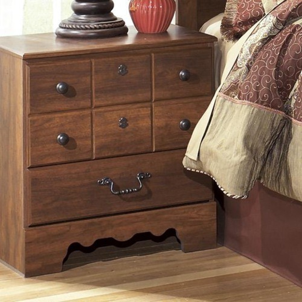Signature Design by Ashley Timberline Two Drawer Night Stand - Madison ...